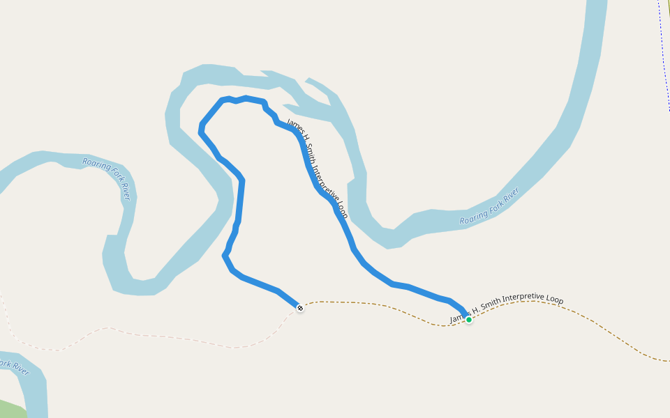 James H. Smith Interpretive Loop in Colorado | Walking Map