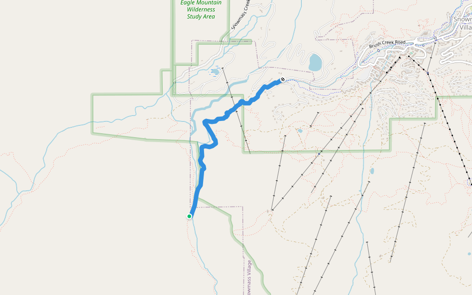Ditch Trail in Colorado | Walking Map