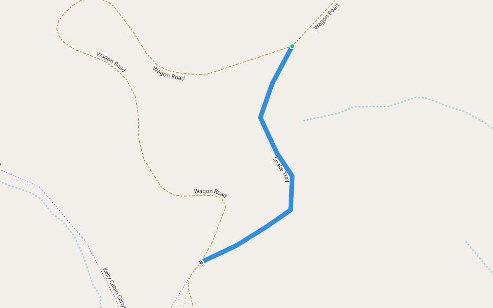 Snake Trail in California | Walking Map