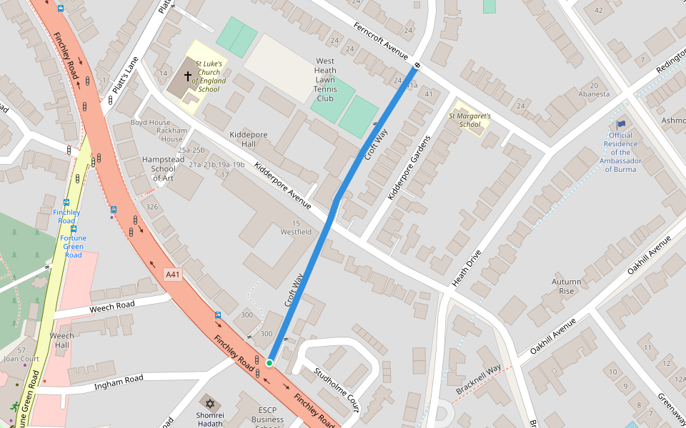 Croft Way Walking And Running Trail - London, England | Pacer