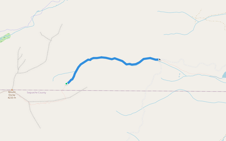 Grays Creek Trail in Colorado | Walking Map