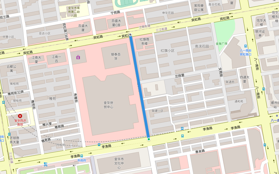 兰溪街 in Zhe Jiang Sheng | Walking Map