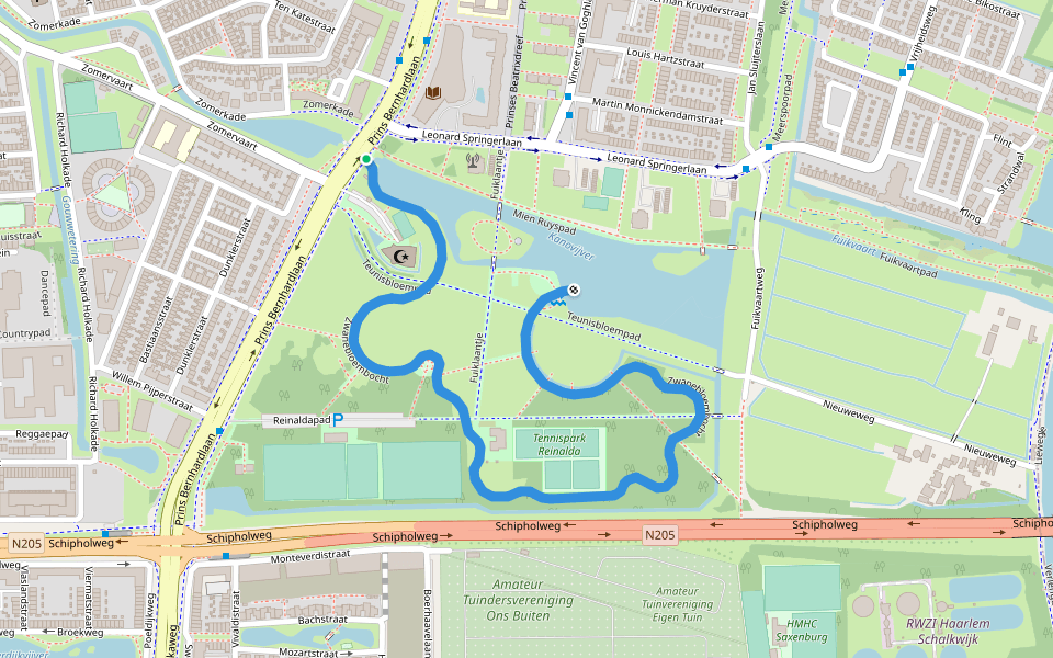 Zwanebloembocht Hiking Trail - Haarlem, Noord-Holland | Pacer