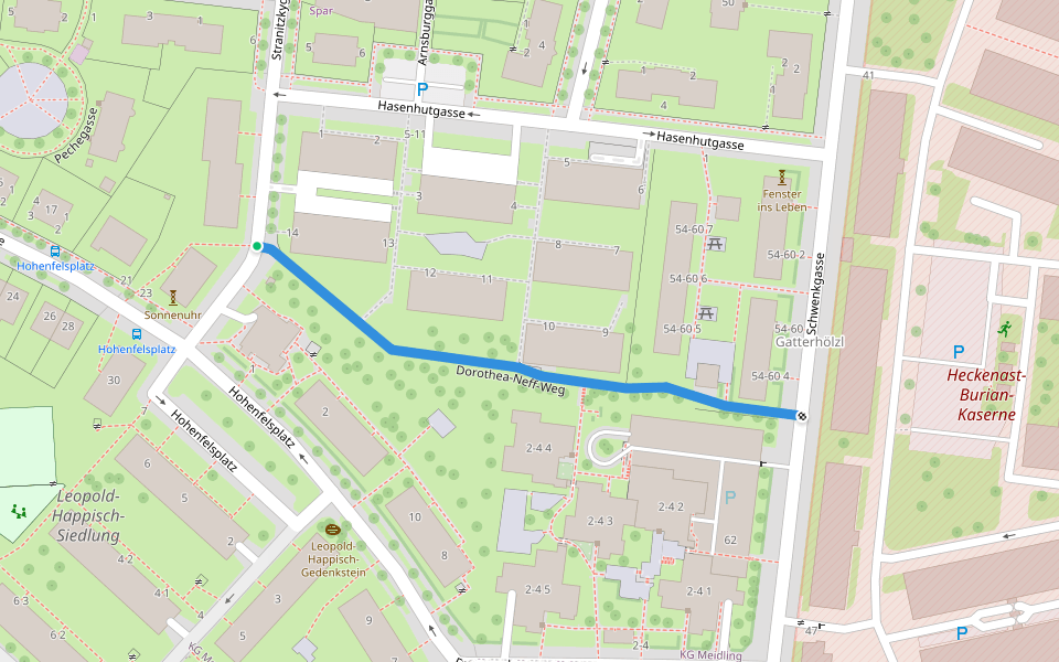 Dorothea-Neff-Weg Walking And Running Trail - Wien | Pacer