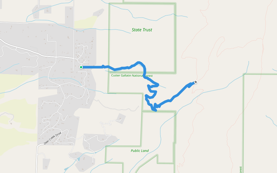 Sypes Canyon Trail 531 Hiking - Bozeman, Montana | Pacer