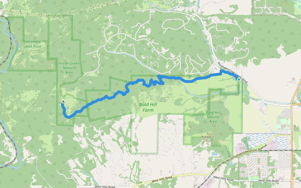 Mulkey Ridge Trail in Oregon | Walking Map