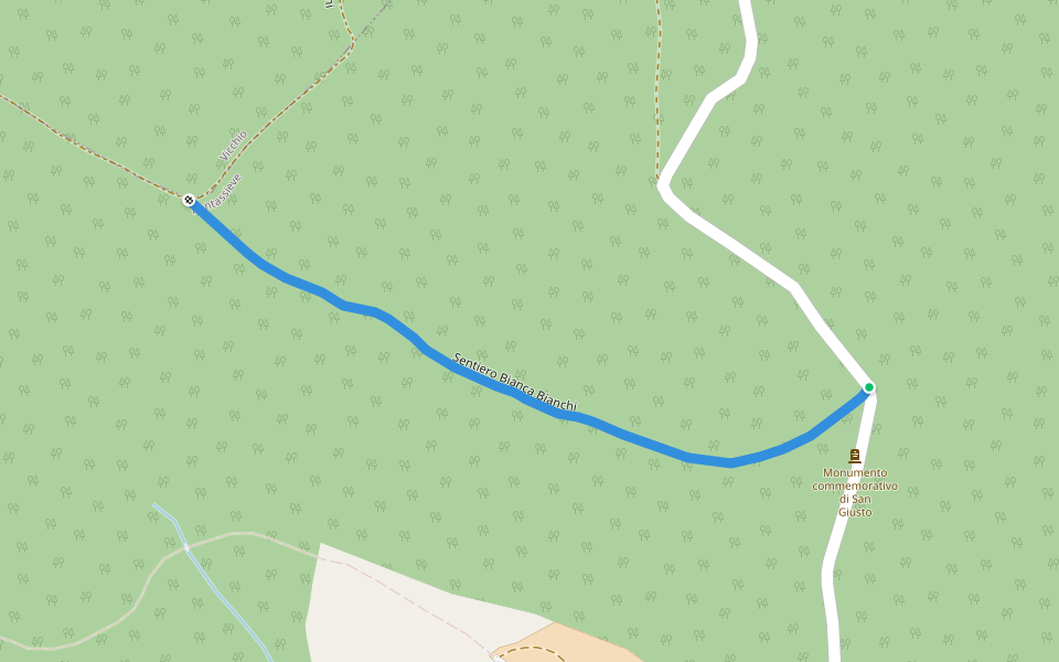 Bianca Bianchi Trail | Walking Map