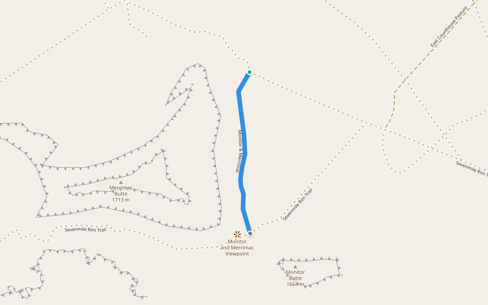 Monitor & Merrimac in Utah | Walking Map