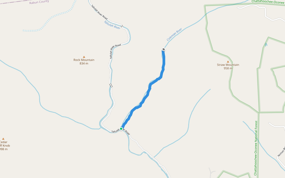 Coleman River Hiking Trail - Clayton, Georgia | Pacer