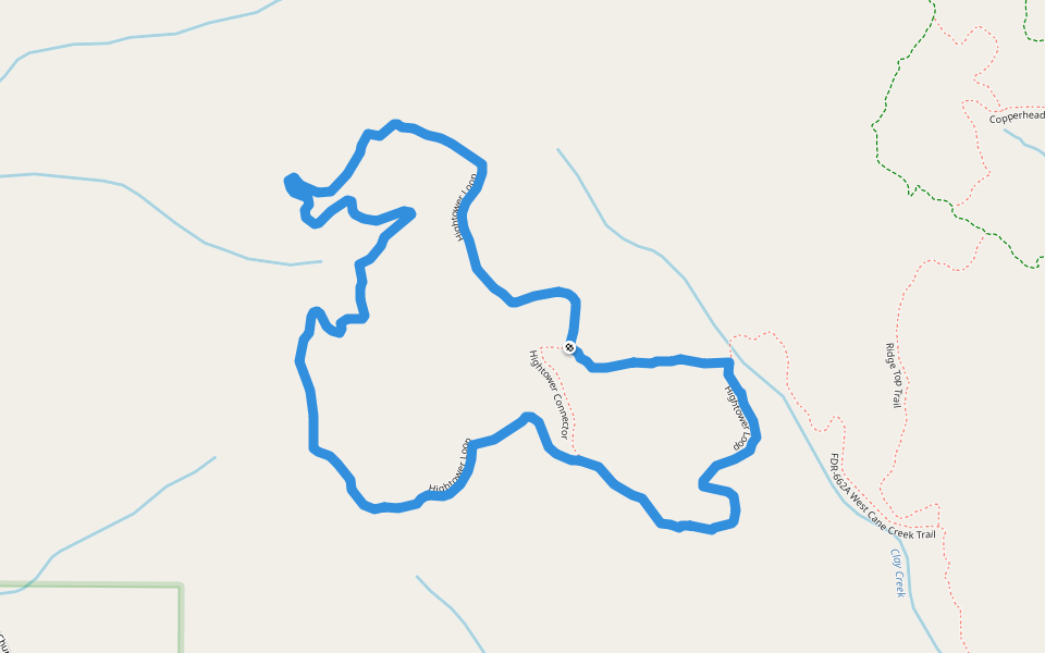 Hightower Loop in Georgia | Walking Map