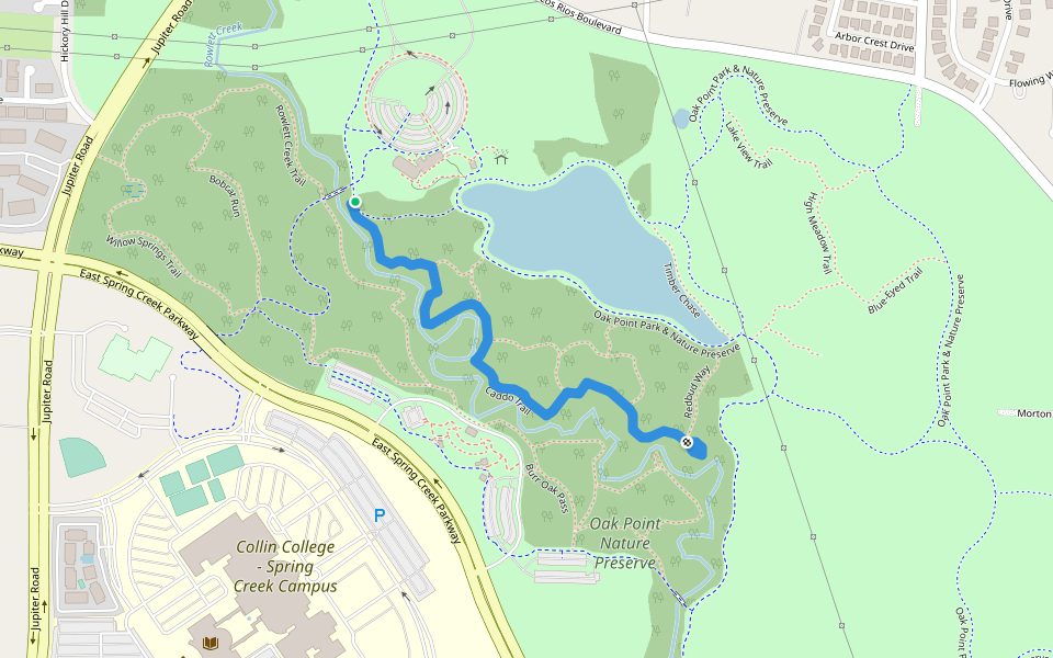 Caddo Trail in Texas | Walking Map