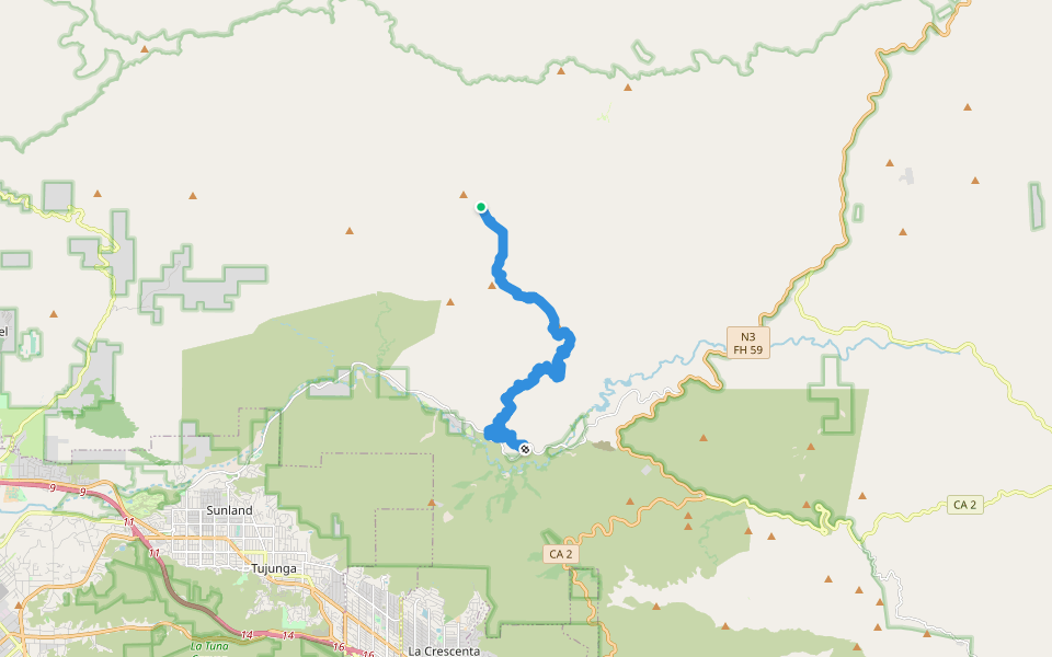 Condor Peak Trail in California | Walking Map