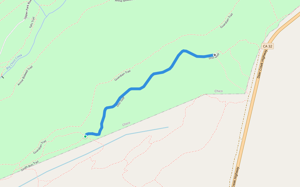 Disc Golf in California | Walking Map