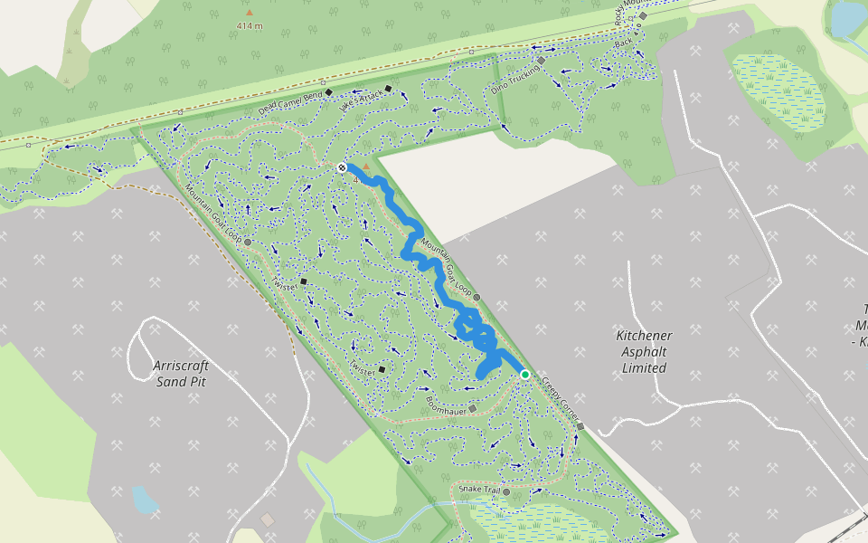 Bootleg in Ontario | Walking Map