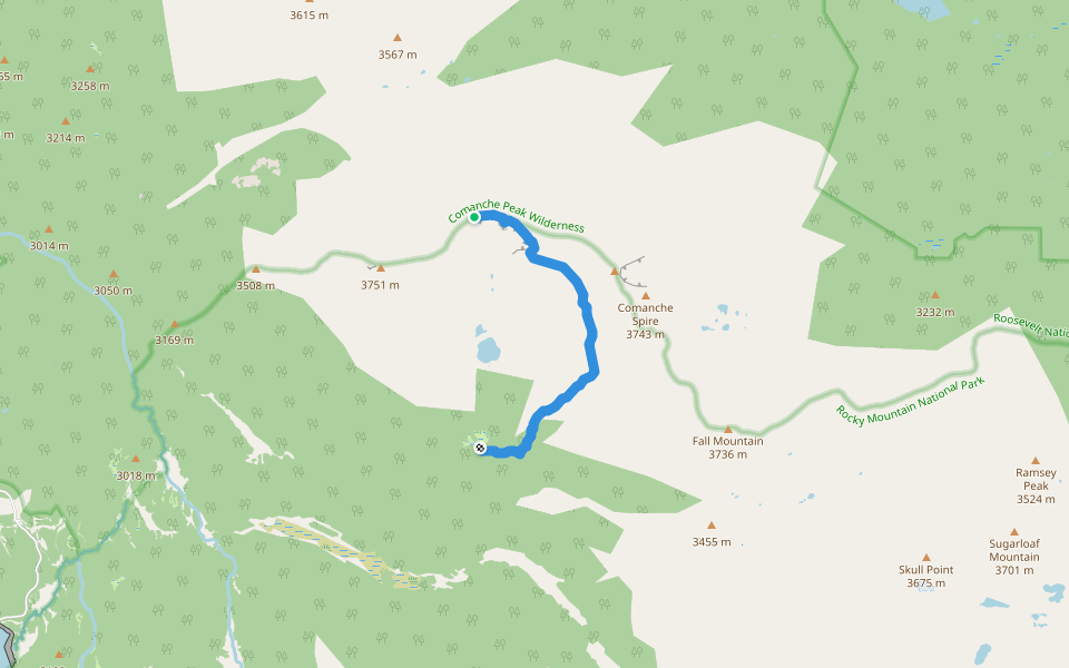 Comanche Peak Trail Hiking - Estes Park, Colorado | Pacer