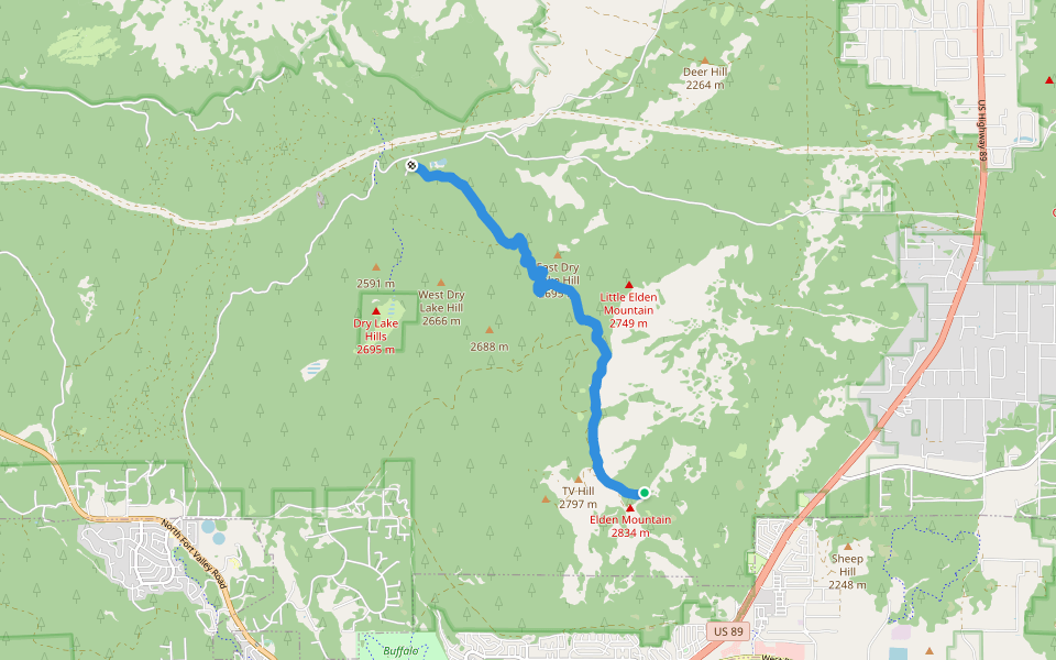 Sunset Trail in Arizona | Walking Map