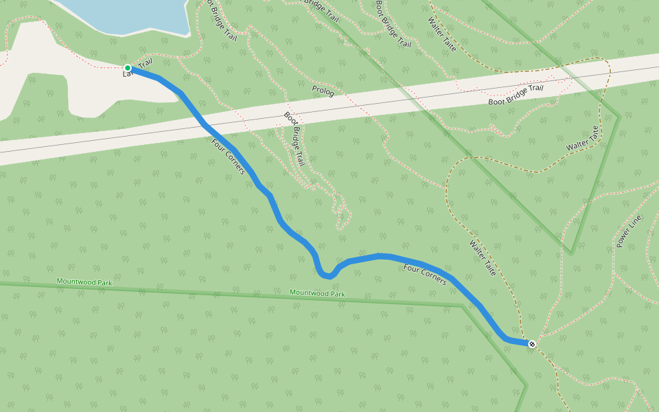 Four Corners in West Virginia | Walking Map