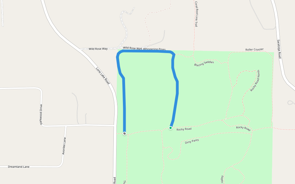 Whispering Pines in Washington | Walking Map