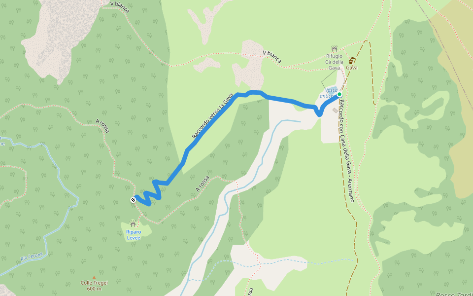 Connection towards the Gava | Walking Map