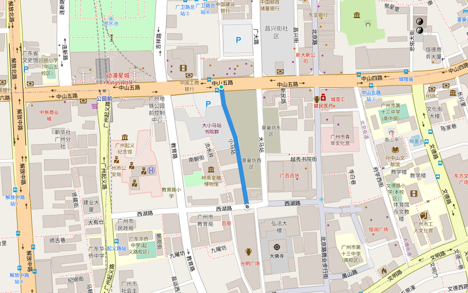 小马站 Walking And Running Trail - Guang Zhou Shi, Guang Dong Sheng | Pacer