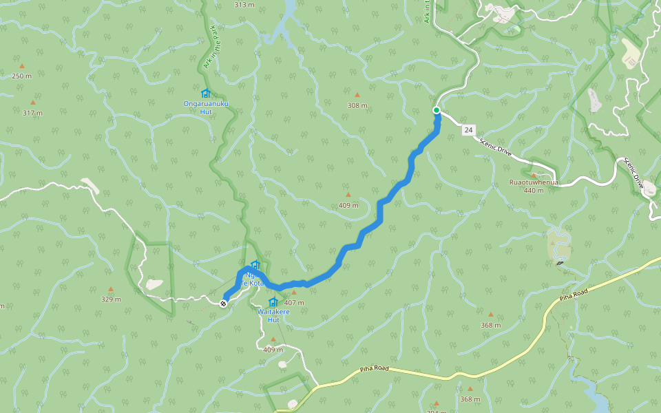 Cutty Grass Track in Auckland | Walking Map