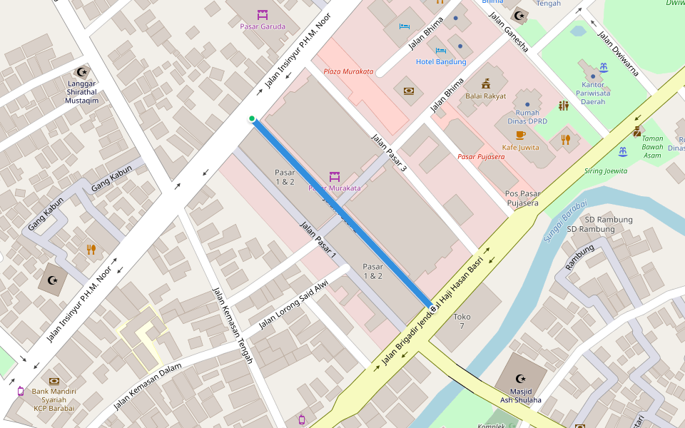 Jalan Pasar 2 Walking And Running Trail - Kalimantan Selatan | Pacer