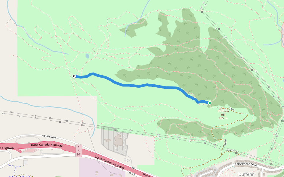 Ridge Walking And Running Trail - Kamloops, British Columbia | Pacer
