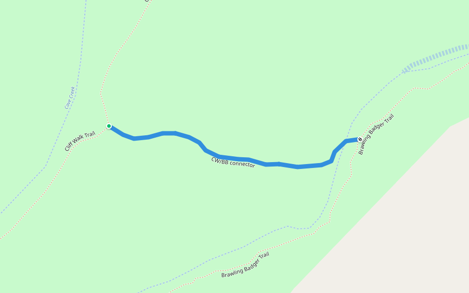 CW/BB connector in Arizona | Walking Map