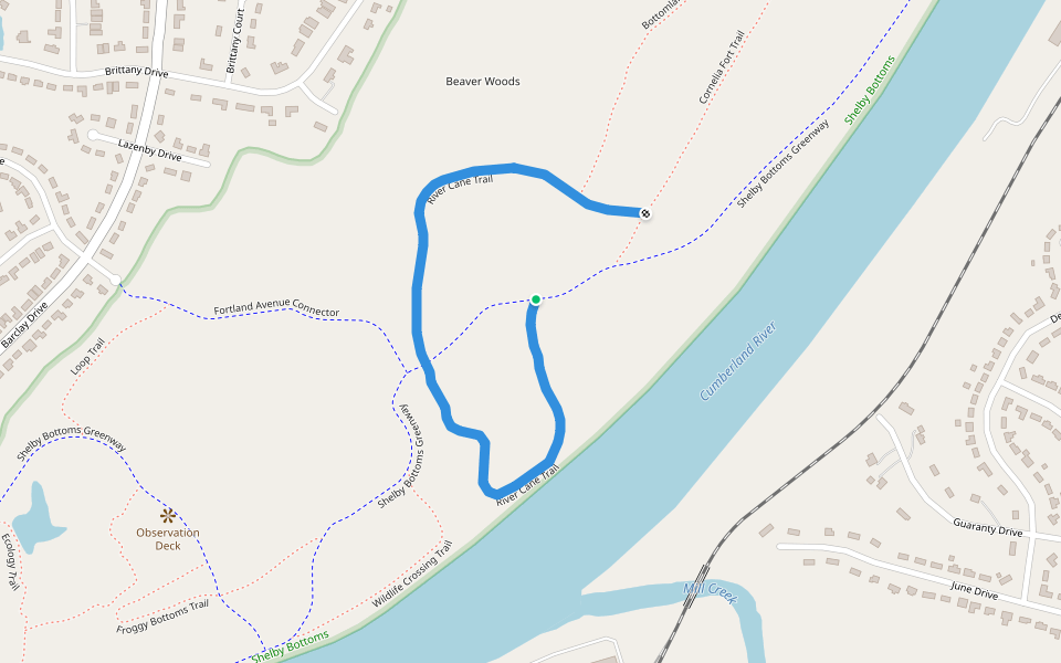 River Cane Trail Hiking - Nashville, Tennessee | Pacer