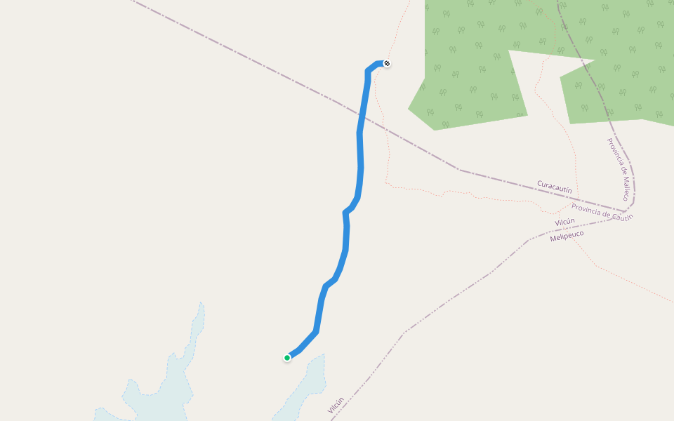 Llaima Route Trail | Walking Map