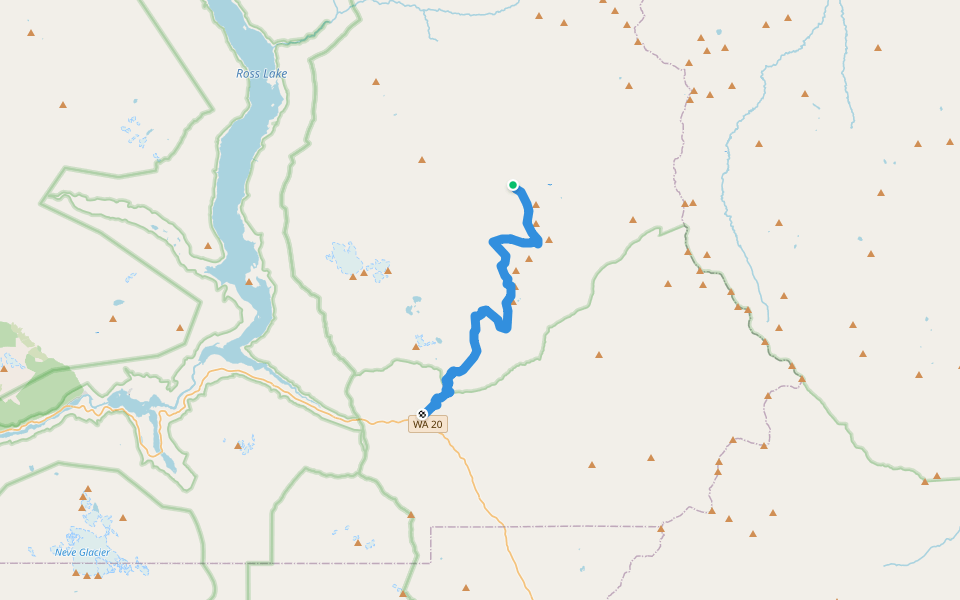 Jackita Ridge Trail in Washington | Walking Map