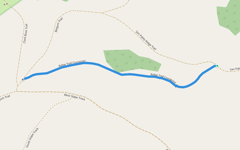 Ridge Trail Connector in California | Walking Map