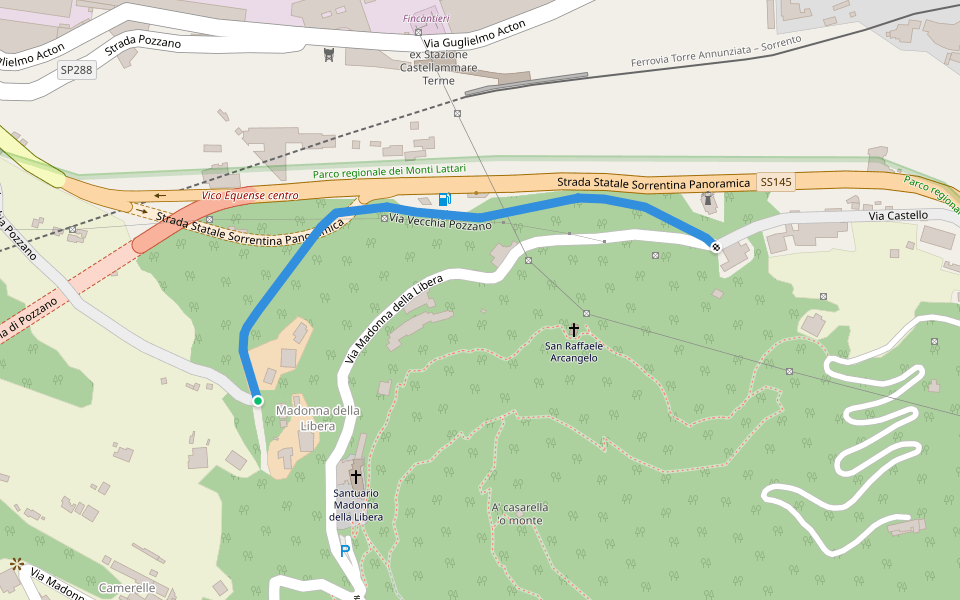 Via Vecchia Pozzano | Walking Map