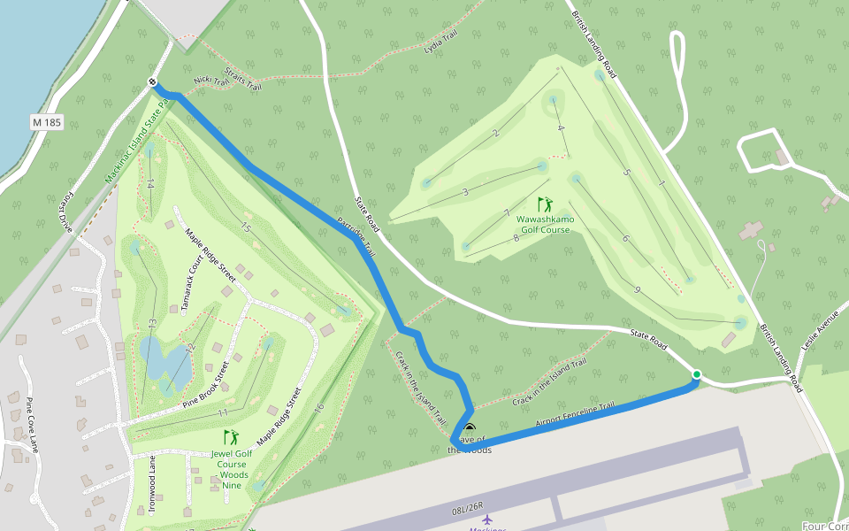 Partridge Trail in Michigan | Walking Map