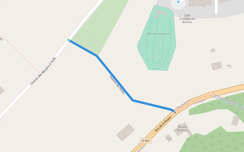 Path to Hell in Normandie | Walking Map