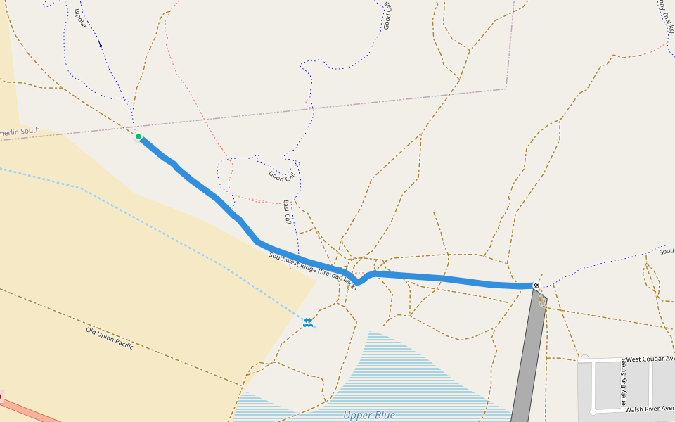 Southwest Ridge (fireroad back) Hiking - Las Vegas, Nevada | Pacer