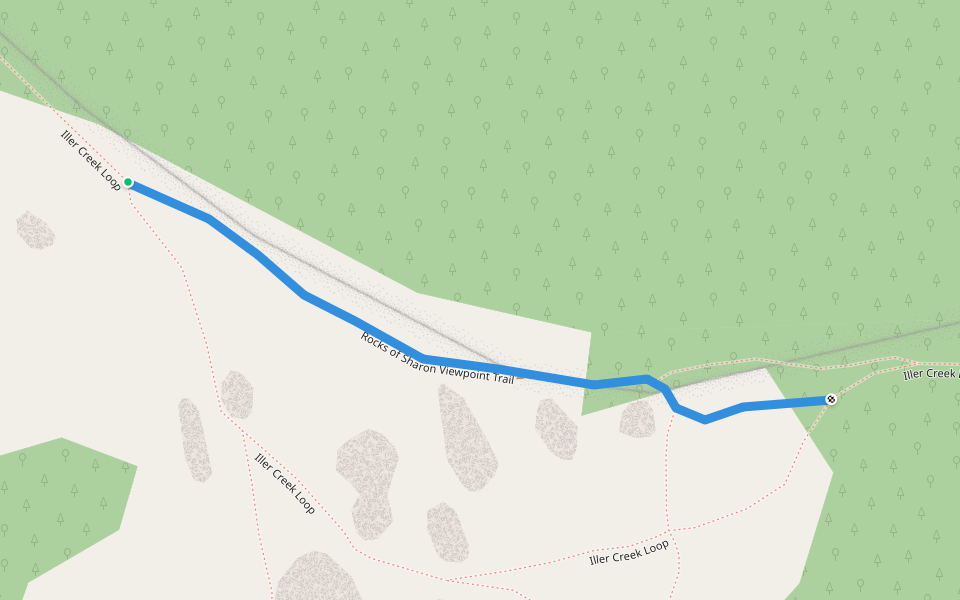 Rocks of Sharon Viewpoint Trail in Washington | Walking Map