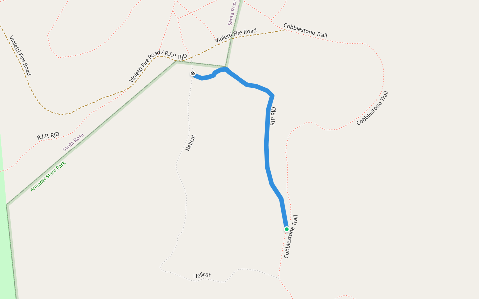 RIP RJD in California | Walking Map