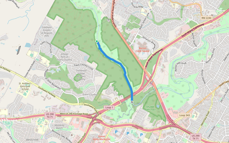 Barton Texas Map