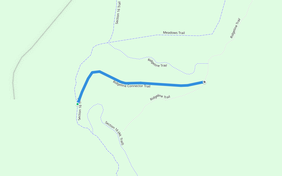 Ridgeline Connector Trail\ in Colorado | Walking Map