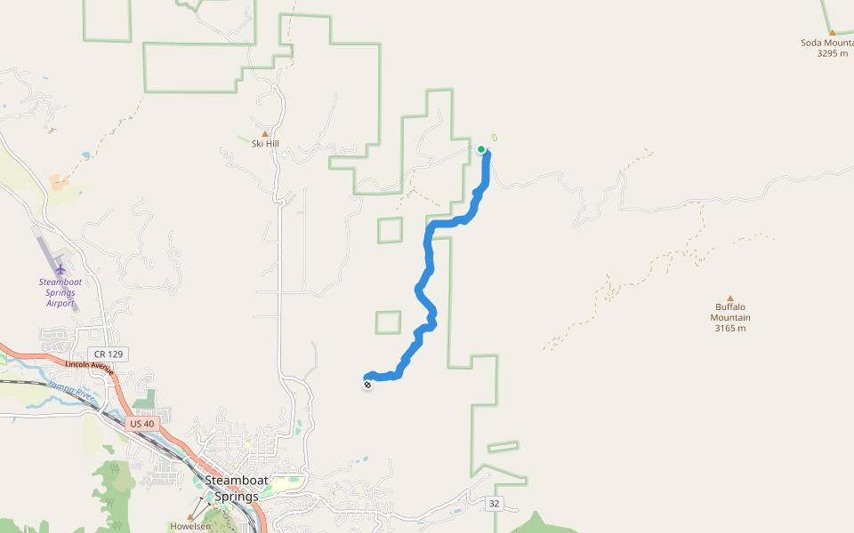 Spring Creek Trail Walking and Running - Steamboat Springs, Colorado ...