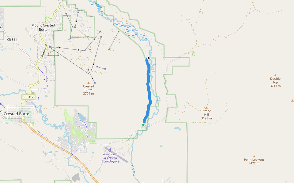 East River Trail #634 Hiking - Crested Butte, Colorado | Pacer