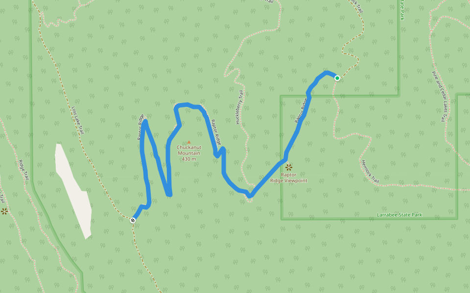 Raptor Ridge in Washington | Walking Map
