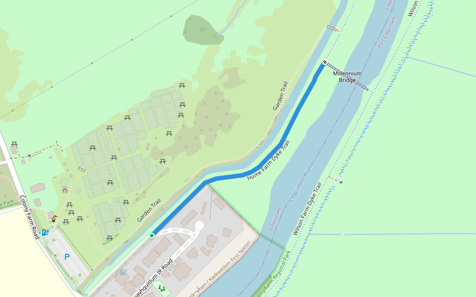 Home Farm Dyke Trail Walking and Running - Port Coquitlam, British ...