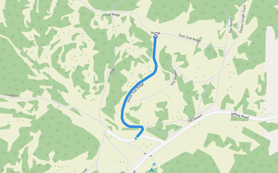 South Trail Ridge in Nebraska | Walking Map