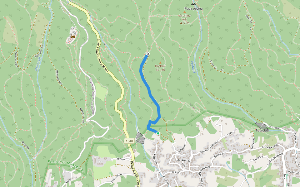 HPD-ov put 52 in Grad Zagreb | Walking Map