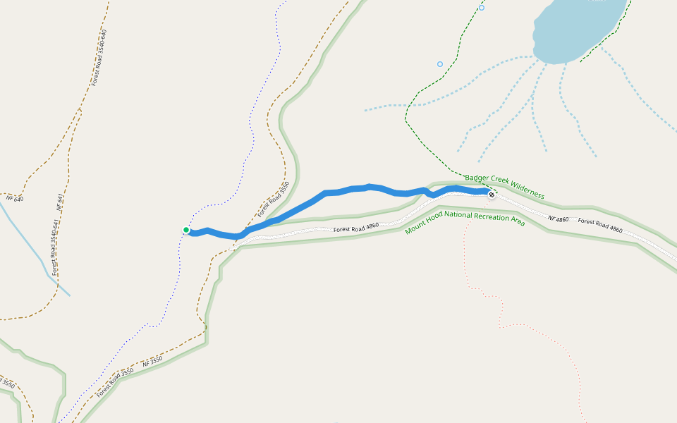 Camp Windy Trail #685B in Oregon | Walking Map