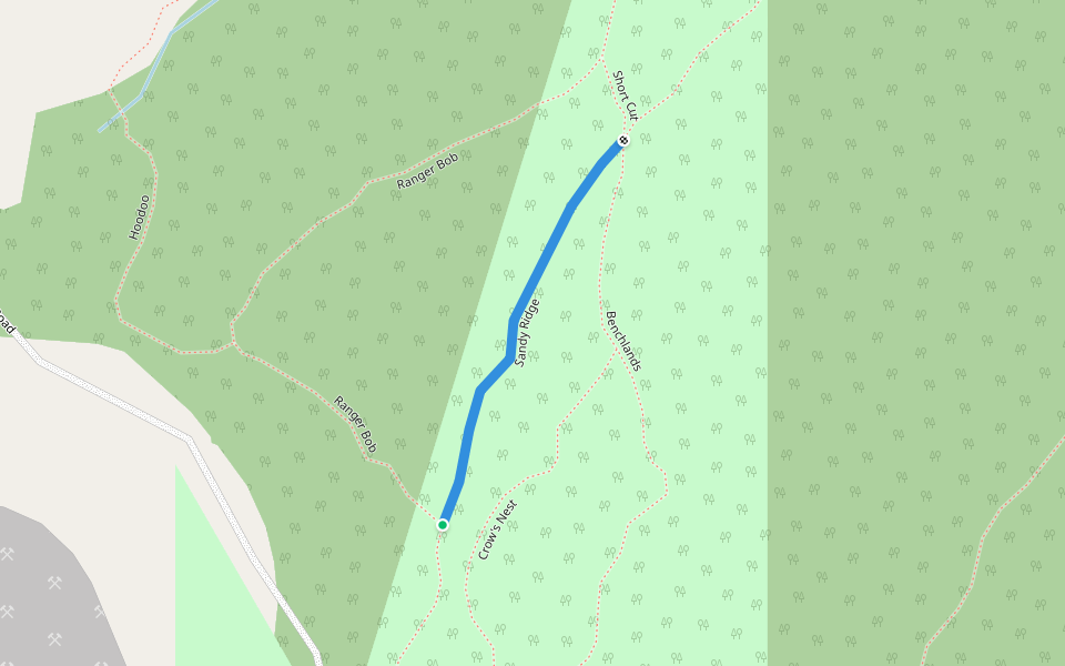Sandy Ridge in British Columbia | Walking Map