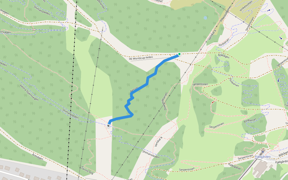 Nelson in Jämtlands län | Walking Map
