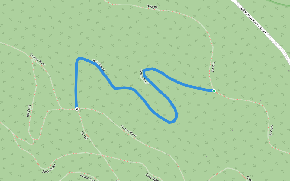 Switchback in Alberta | Walking Map